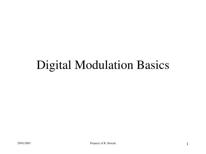 PPT - Digital Modulation Basics PowerPoint Presentation, free download ...