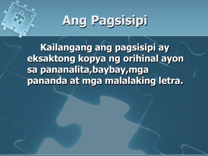 PPT - Tips sa Pagsulat ng Riserts PowerPoint Presentation - ID:410917
