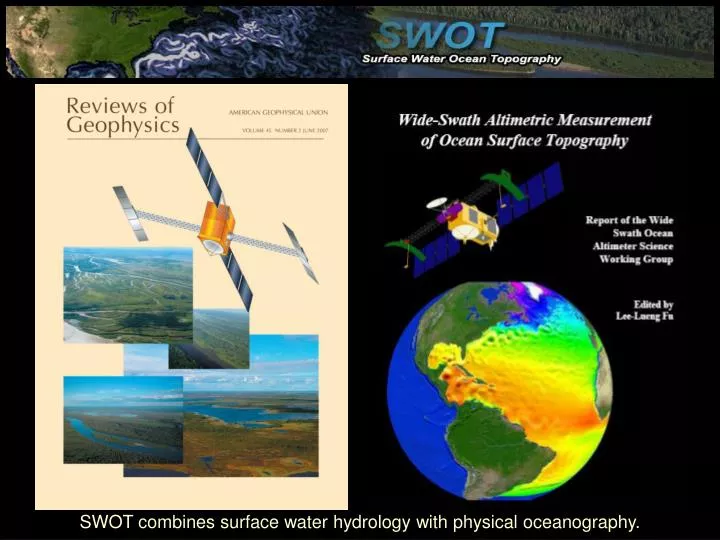 PPT - SWOT combines surface water hydrology with physical oceanography ...