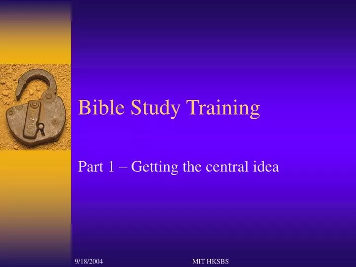 PPT - Bible Study Training PowerPoint Presentation, free download - ID ...