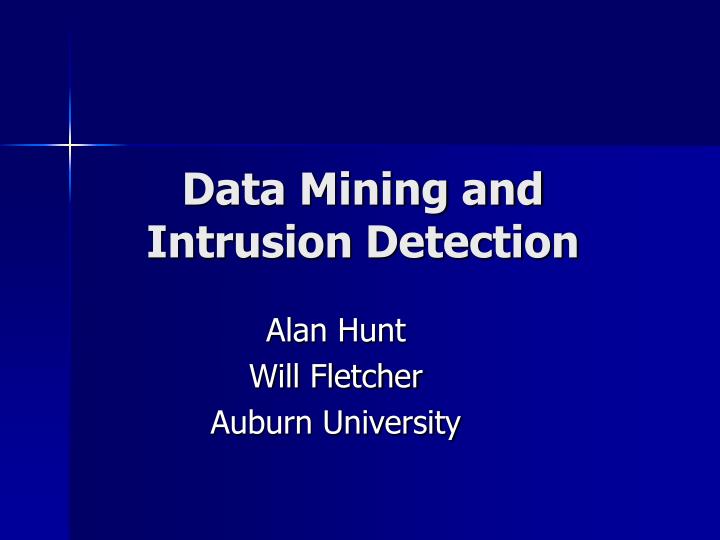 Ppt Data Mining And Intrusion Detection Powerpoint Presentation Free 6904