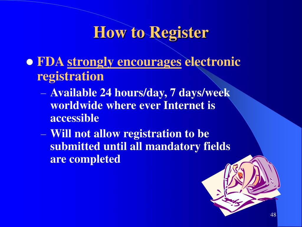 PPT - New FDA Rules Implementing the Bioterrorism Act of 2002 Overview of Registration and Prior ...