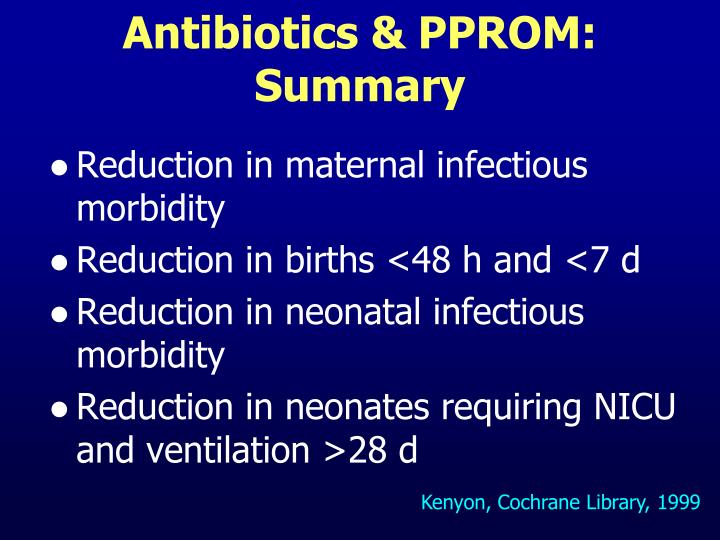 PPT - Modern Management of Prolonged Rupture of Membranes PowerPoint ...