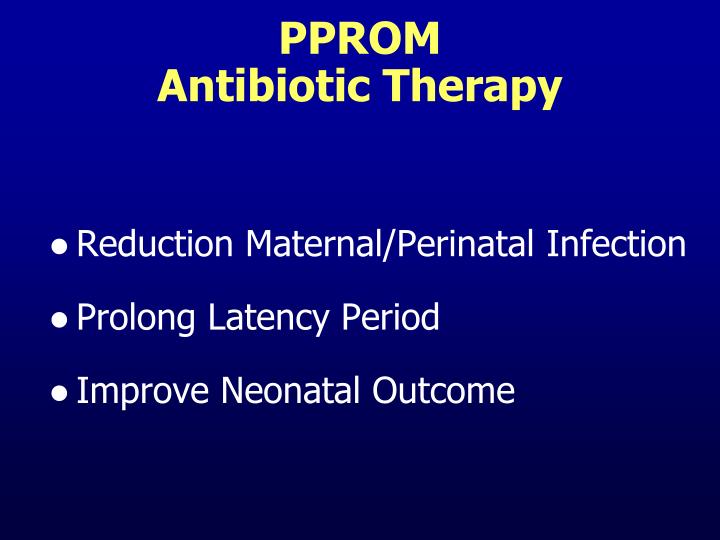 PPT - Modern Management of Prolonged Rupture of Membranes PowerPoint ...