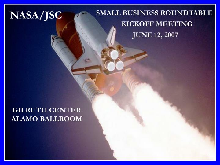 PPT - NASA/JSC PowerPoint Presentation, free download - ID:413584
