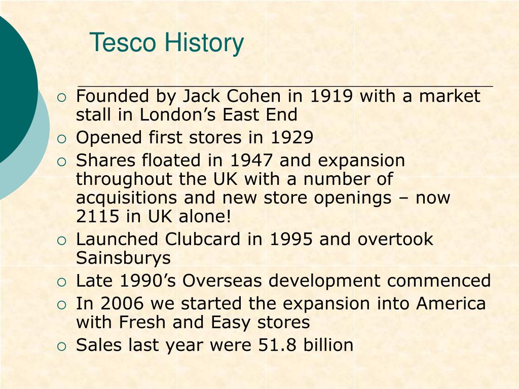 PPT - Why Choose a Career in Retail? Presented by : Sam Shepherd Tesco ...