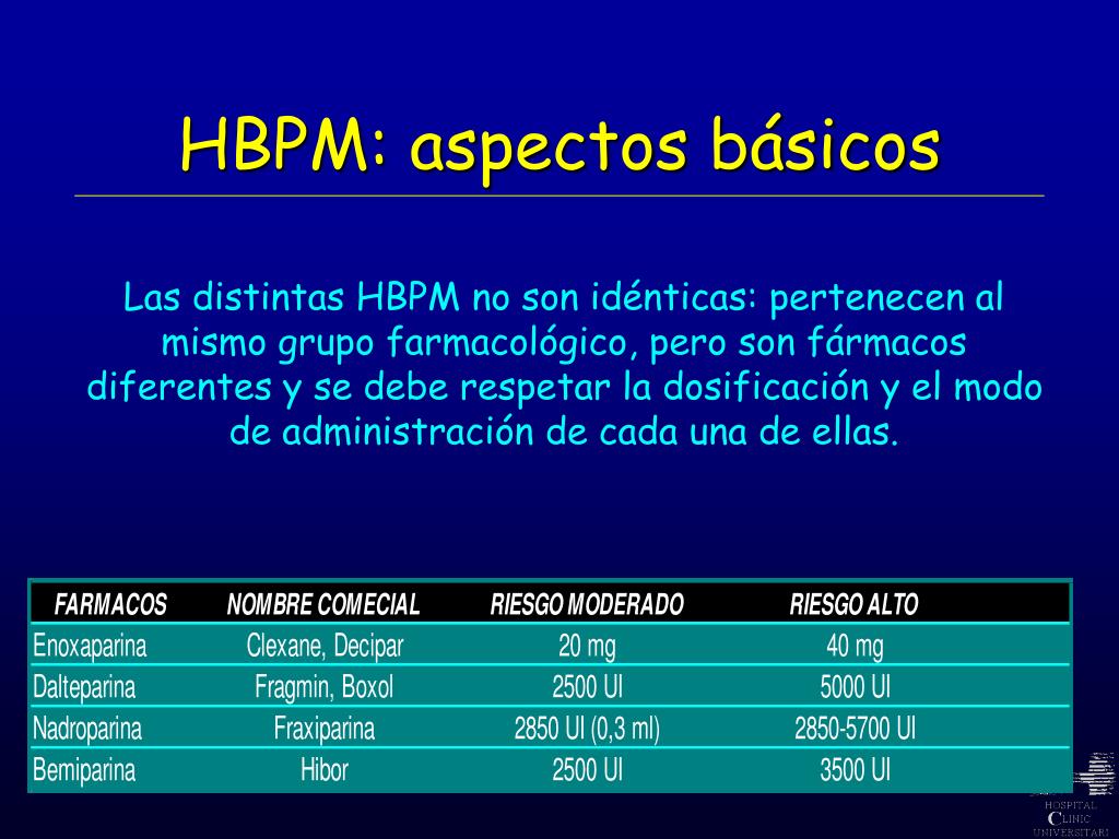 PPT - Heparines de baix pes mol.lecular i anestésia PowerPoint ...