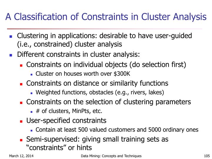 PPT - Chapter 7. Cluster Analysis PowerPoint Presentation - ID:414942
