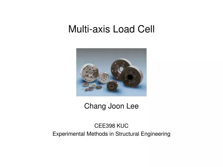 PPT - Multi-axis Load Cell PowerPoint Presentation, free download - ID ...