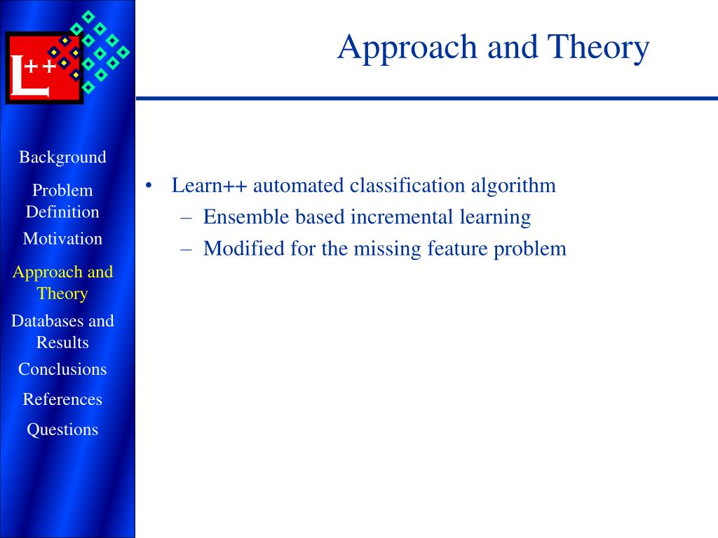 Ppt An Ensemble Of Classifiers Approach For The Missing Feature Problem Using Learn