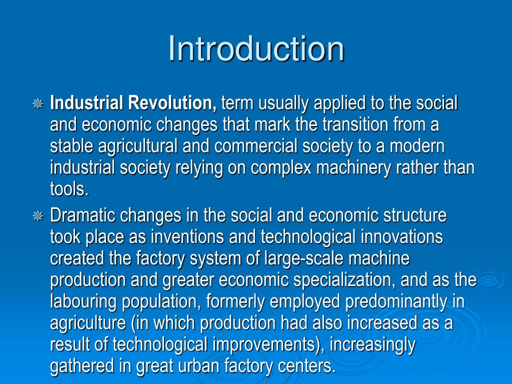 Modern Industrial Society