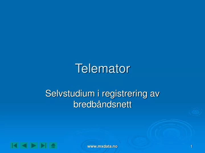 PPT - Telemator PowerPoint Presentation, free download - ID:416004