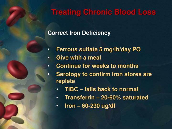 PPT - Practical Hematology Blood Loss Anemia PowerPoint Presentation ...