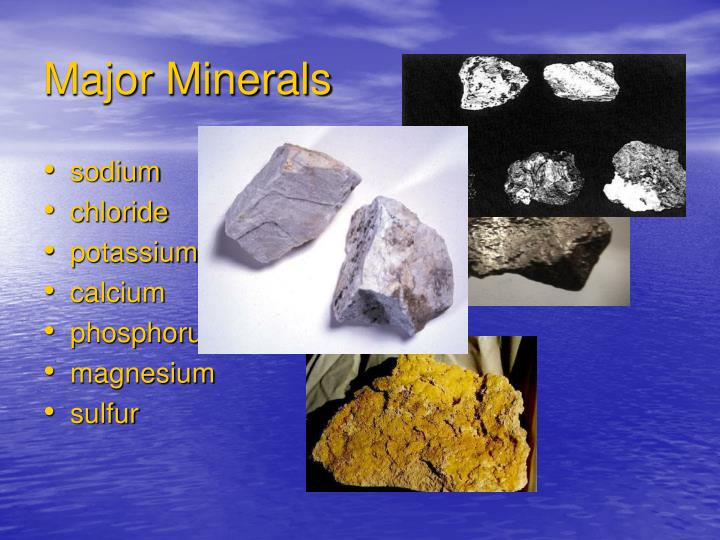 PPT - Minerals: Major and Trace PowerPoint Presentation - ID:419455