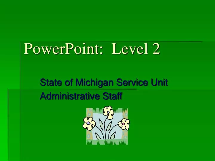 PPT - PowerPoint: Level 2 PowerPoint Presentation, free download - ID:420081