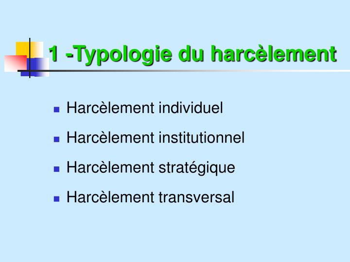 PPT - Prévention du Harcèlement Moral au Travail PowerPoint ...