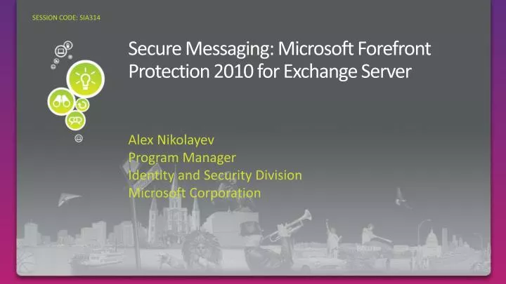 PPT - Secure Messaging: Microsoft Forefront Protection 2010 for ...
