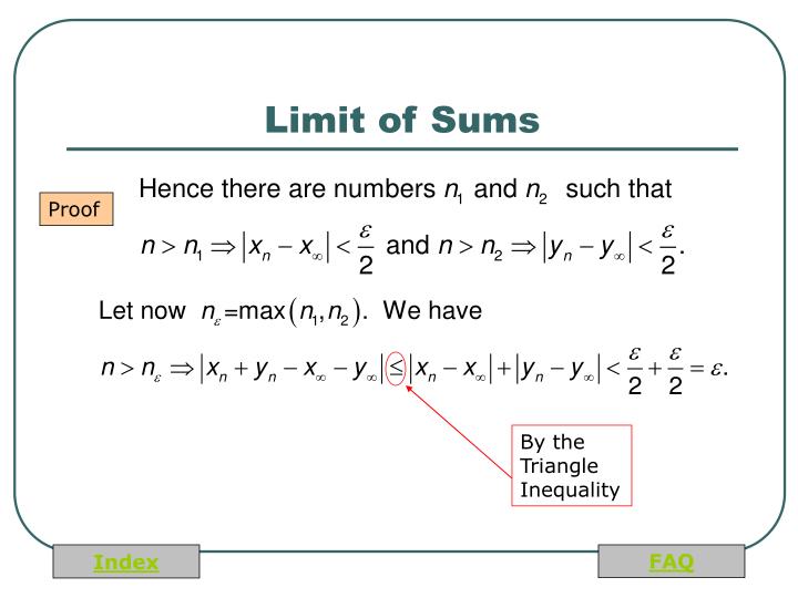 PPT - Limits of Sequences of Real Numbers PowerPoint Presentation - ID ...