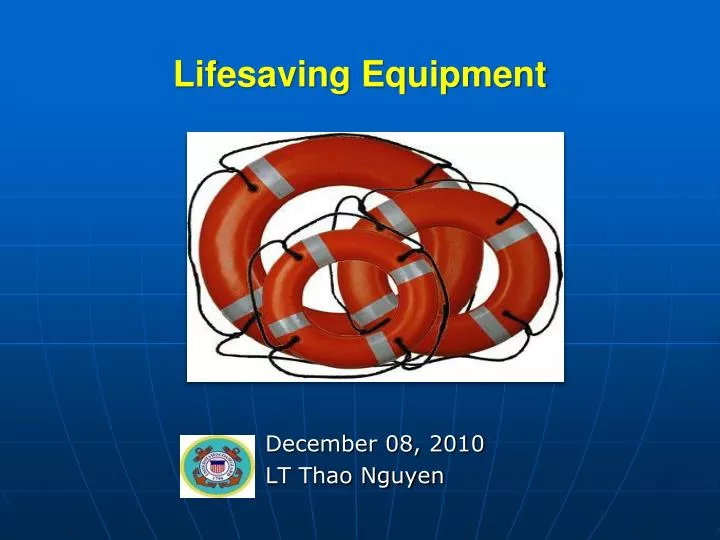 PPT - Lifesaving Equipment PowerPoint Presentation, free download - ID ...