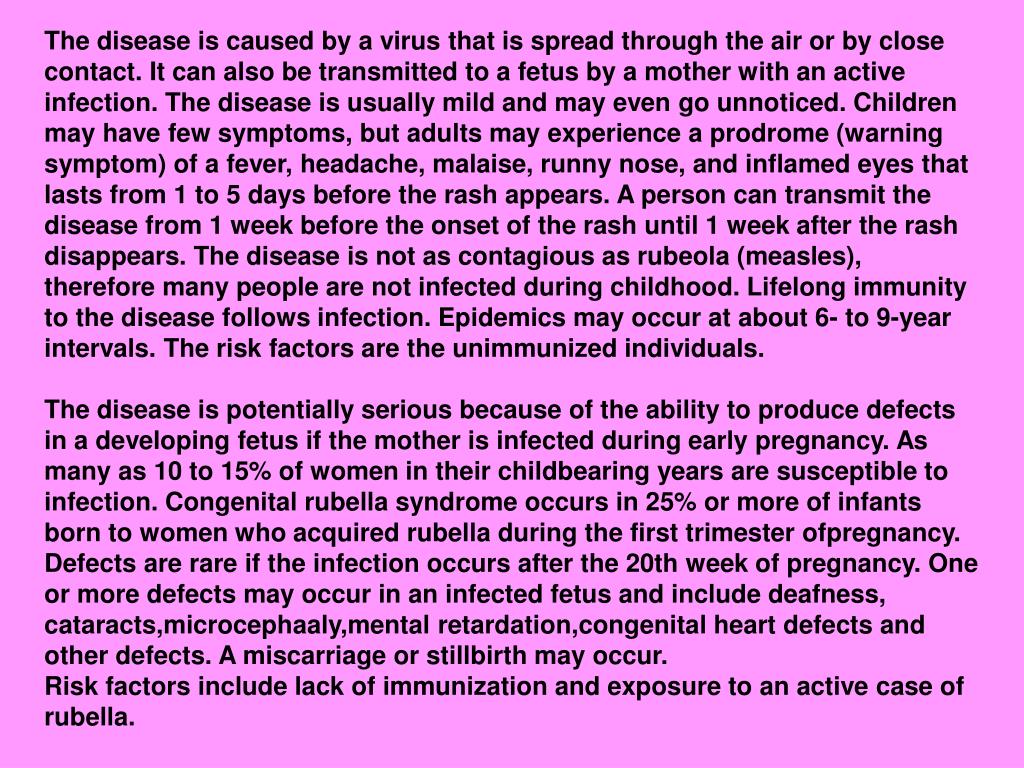 PPT - Roseola is an acute disease of infants and young children that is ...