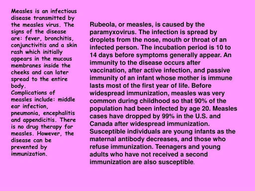PPT - Roseola is an acute disease of infants and young children that is ...