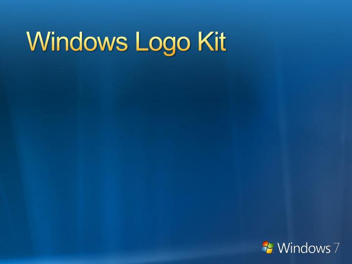 PPT - Getting Started: Windows Logo Program PowerPoint Presentation ...