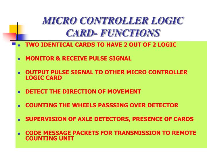 PPT - DIGITAL AXLE COUNTER PowerPoint Presentation - ID:424026