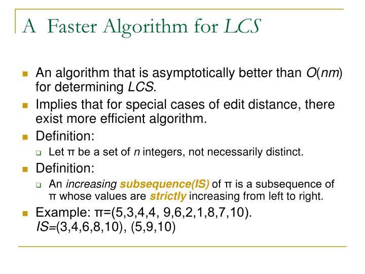 PPT - Longest Common Subsequence PowerPoint Presentation - ID:424201