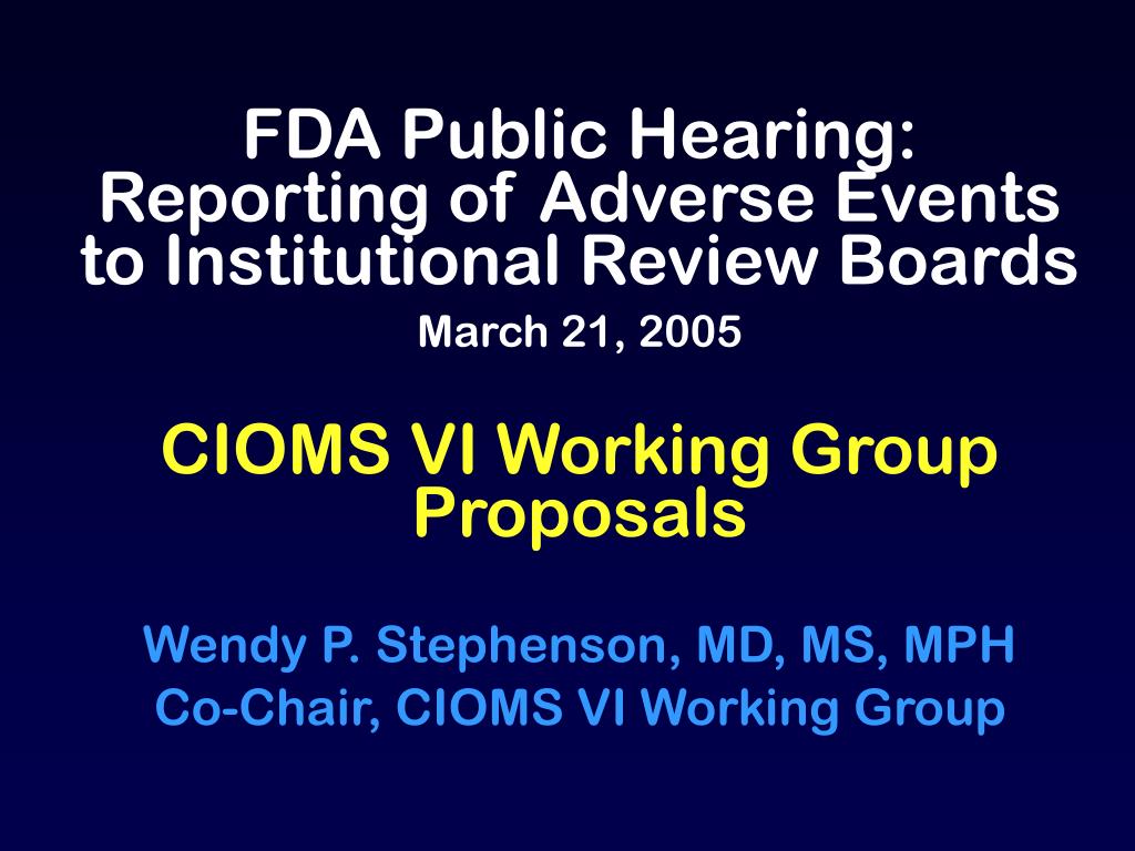 PPT - What is CIOMS? PowerPoint Presentation, free download - ID:425460