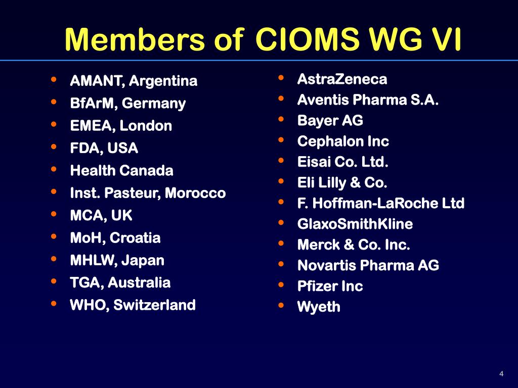 PPT - What is CIOMS? PowerPoint Presentation, free download - ID:425460