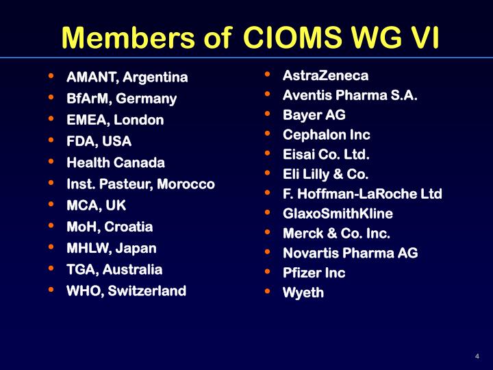 PPT - What is CIOMS? PowerPoint Presentation - ID:425460