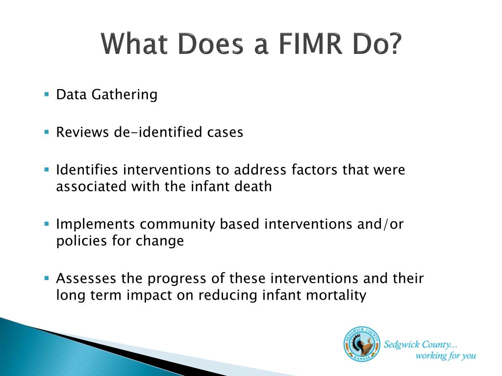 PPT - Sedgwick County Fetal and Infant Mortality Review (FIMR ...