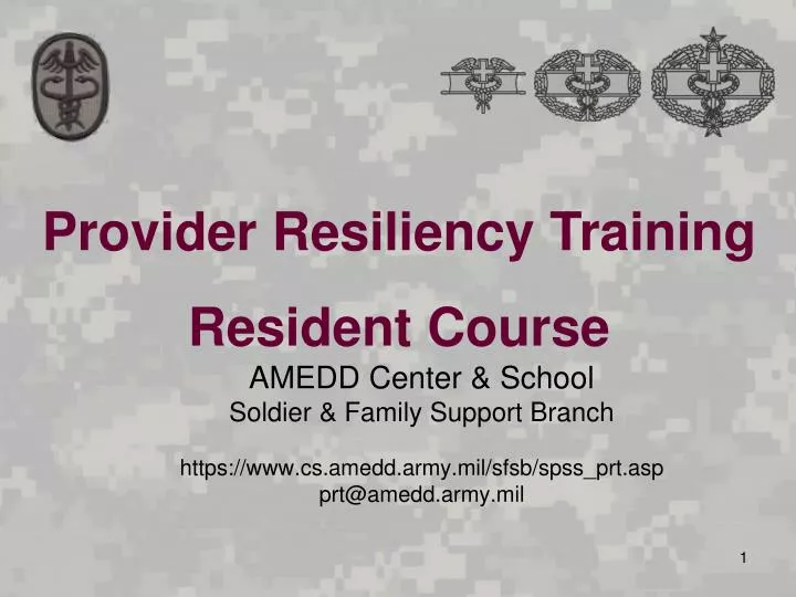 PPT - AMEDD Center & School Soldier & Family Support Branch https://cs ...