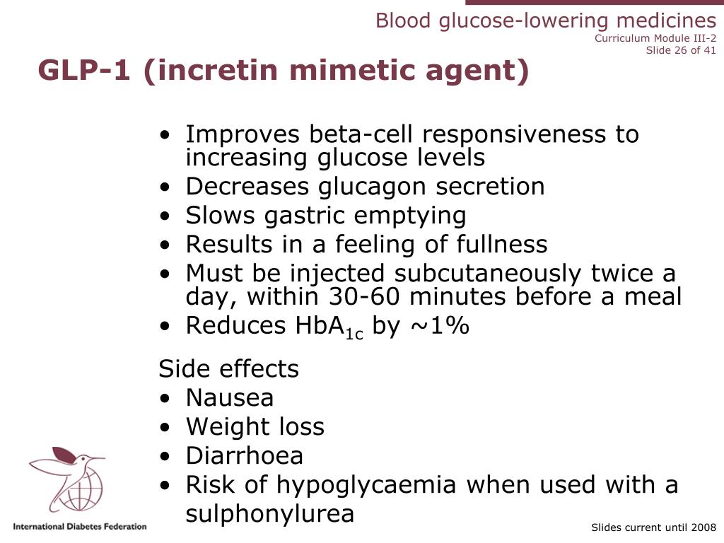 PPT - Pharmacological management Blood glucose-lowering medicines ...