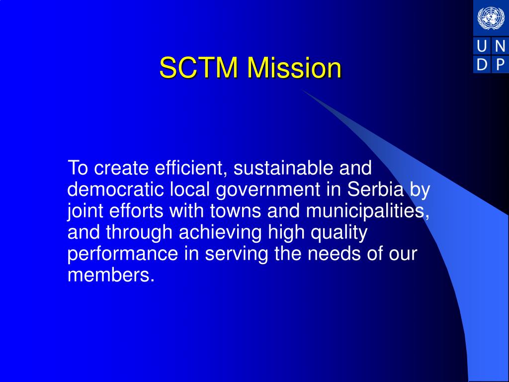 PPT - Standing Conference of Towns and Municipalities SCTM - Serbia ...