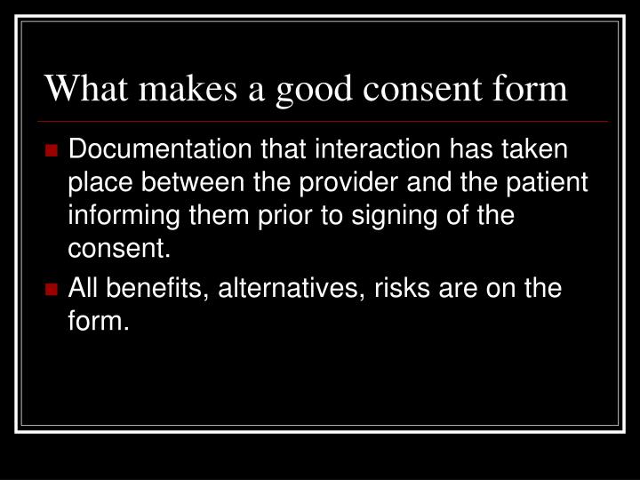 PPT - Informed Consent General vs. Anesthesia specific PowerPoint ...