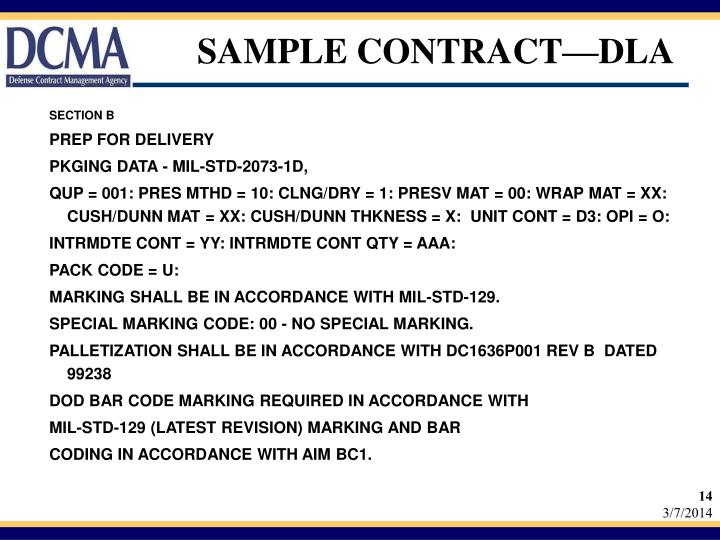 PPT - Packaging Contract Review Presented By: DCMAC-JP PowerPoint ...