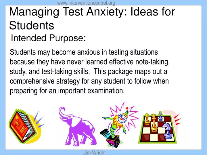 PPT - Managing Test Anxiety: Ideas for Students PowerPoint Presentation ...