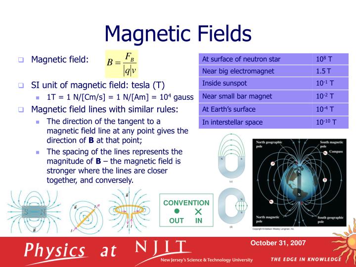 PPT - Physics 121: Electricity & Magnetism – Lecture 9 Magnetic Fields ...