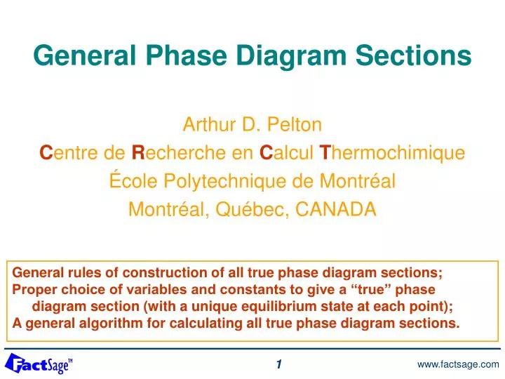 PPT - General Phase Diagram Sections PowerPoint Presentation, free ...