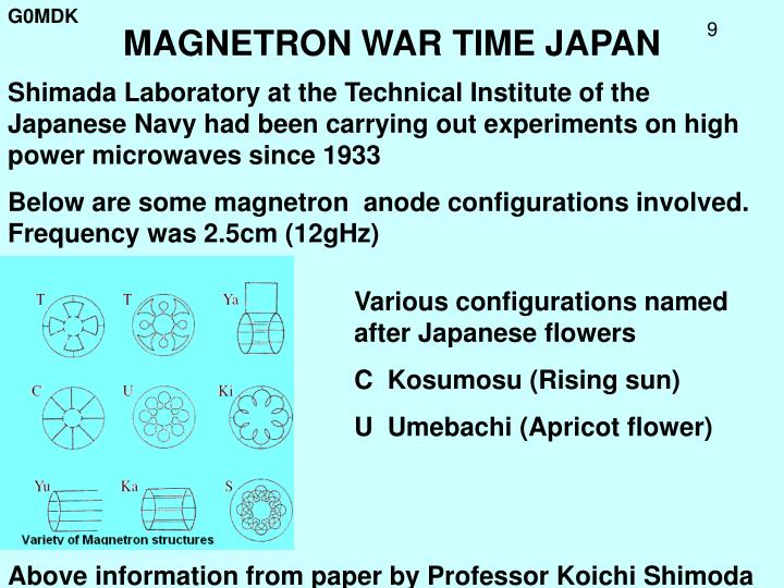 PPT - MAGNETRONS The Evolution & Operation of Chuck Hobson BA, BSc(hons ...