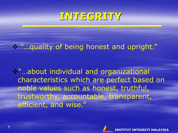 PPT - THE NATIONAL INTEGRITY PLAN OF MALAYSIA PowerPoint Presentation ...