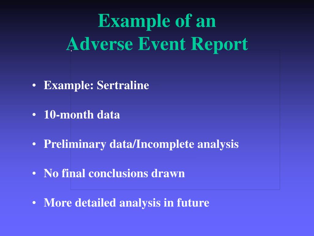 PPT - Adverse Event Tracking as mandated by the Best Pharmaceuticals ...
