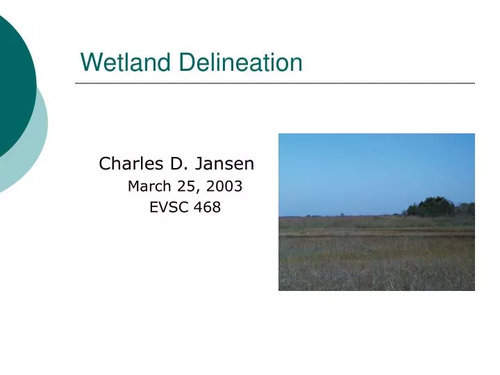 PPT - Wetland Delineation PowerPoint Presentation, free download - ID ...