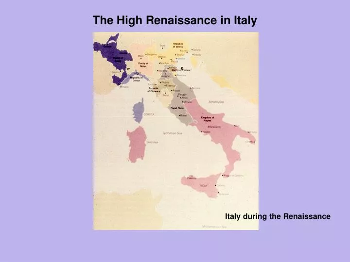 PPT - The High Renaissance in Italy PowerPoint Presentation, free ...