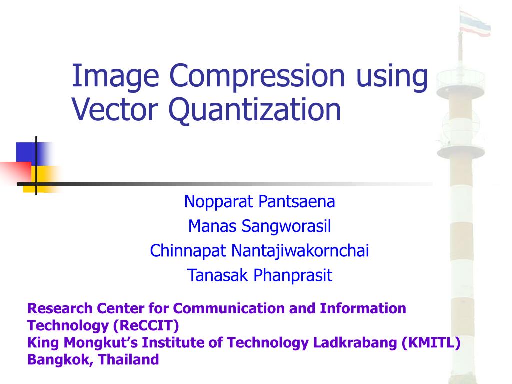 Ppt Image Compression Using Vector Quantization Powerpoint