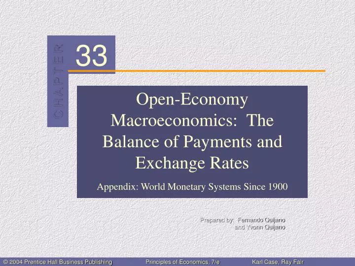 PPT - Open-Economy Macroeconomics: The Balance of Payments and Exchange ... PPT - Open-Economy Macroeconomics: The Balance of Payments and Exchange ...