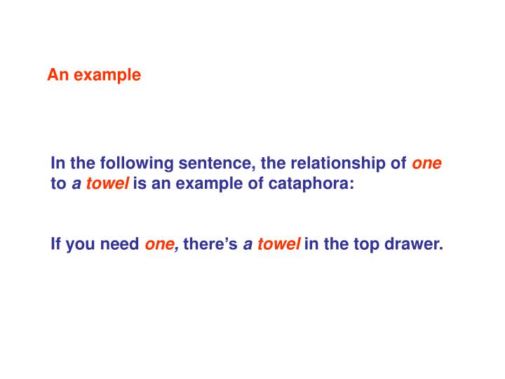 PPT - What is anaphora PowerPoint Presentation - ID:433338