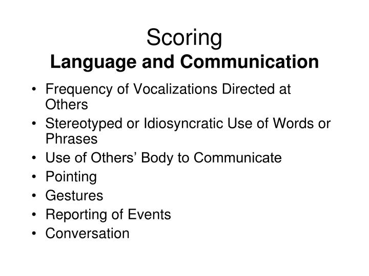 PPT - Autism Spectrum Disorders Assessment and Evaluation PowerPoint ...