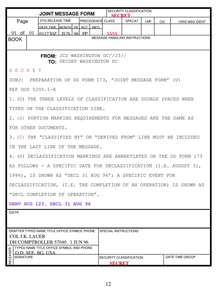 PPT - DoD 5200.1-PH PowerPoint Presentation - ID:434197